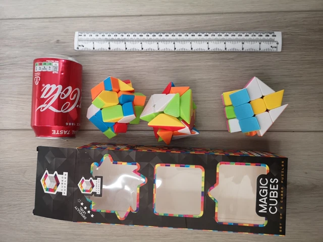 ULTIMATE PUZZLE PACK Cubed Magic Rubiks Cube Set of 3 hot wheel ...