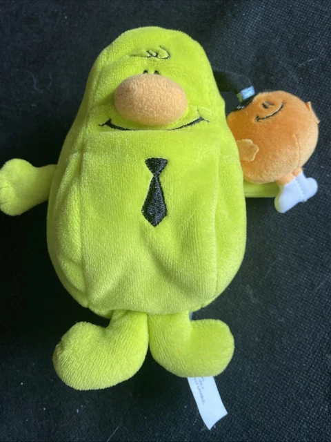 FISHER-PRICE MR MEN Mr Nosy & Mr Small Soft Plush Beanie Toy 2008. 16cm ...