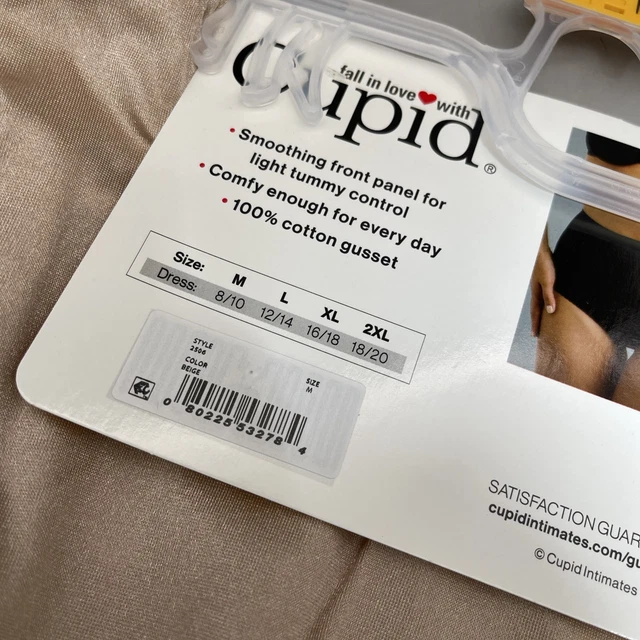 2 PACK CUPID Light Control Shapewear Brief with Tummy Panel Size M ...