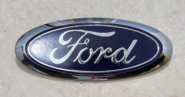 FORD BA BF Falcon Fairmont Front Grill Ford Oval Logo Badge 145mm $34. ...