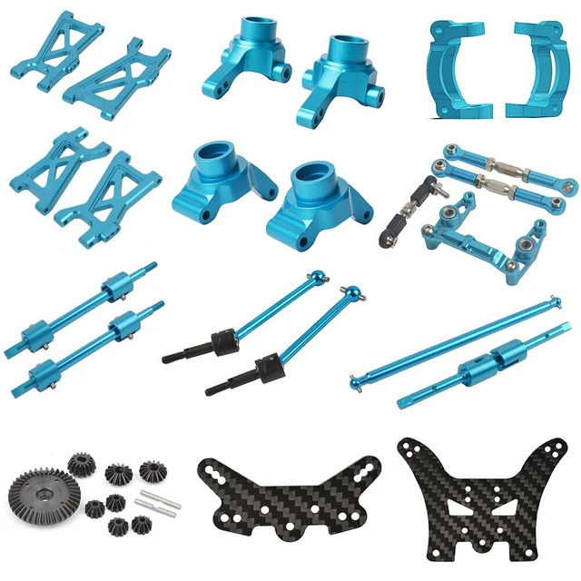 CUSTOM UPGRADE TEILE Aluminiumlegierung Für TAMIYA 1/10 TT02B Chassis ...