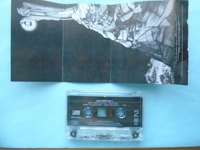 LED ZEPPELIN - Led Zeppelin IV 4 Symbols (Clear Shell Cassette) VG+ ...