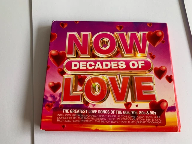 NOW DECADES OF Love by Various Artists (CD, 2021) 4 DISC MINT/NM £4.49 ...
