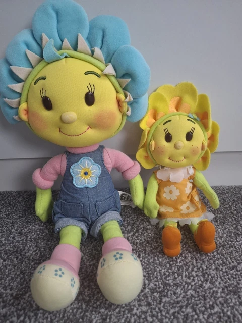 VINTAGE FIFI AND the Flowertots Plush Dolls Fifi & Buttercup ...