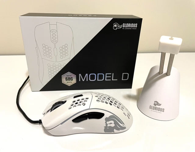 GLORIOUS PC GAMING Race Model D Wired Gaming Mouse - Matte White ...