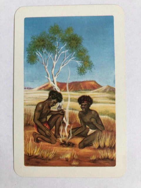 VINTAGE ART SWAP Playing Cards: Australian Native Aboriginal People ...