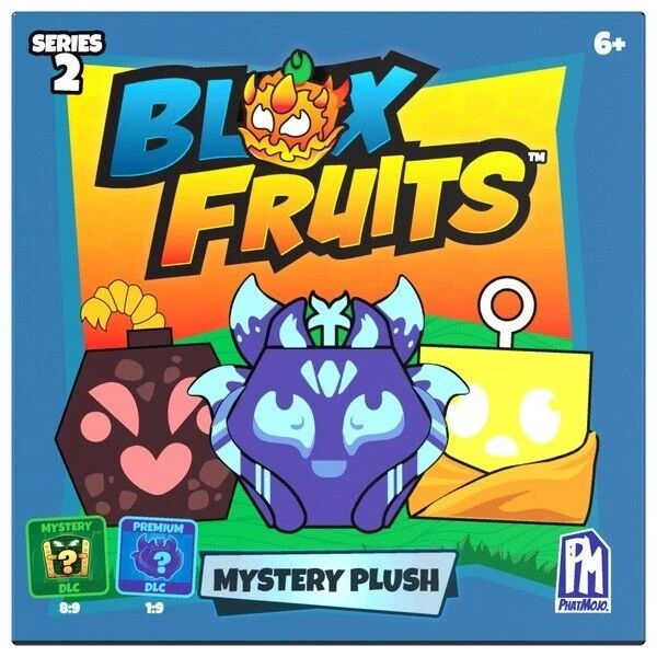 SERIES 2 ROBLOX Blox Fruits 4" Plush Blind Mystery Box & DLC Code 2024 ...