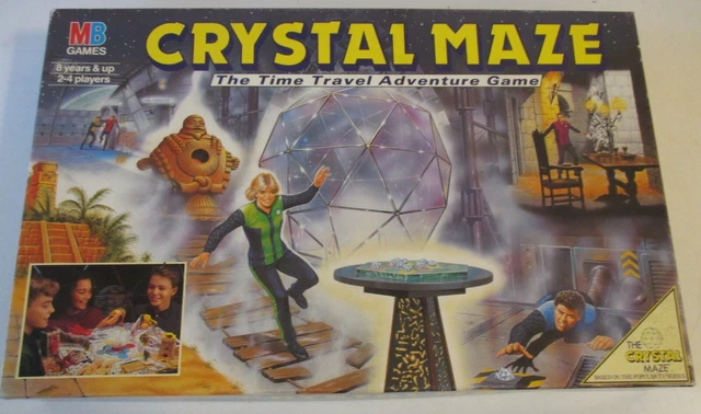 VINTAGE CRYSTAL MAZE Board Game ~ Mb Games ~ Complete & Vgc £20.00 ...