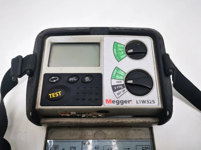 MEGGER LTW325 EARTH Loop Tester - Accensione con batterie - Nessun ...