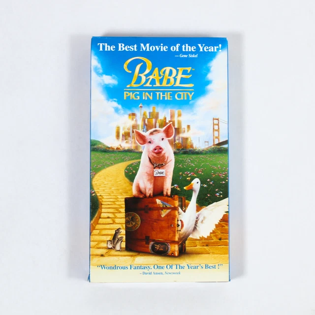 BABE: PIG IN the City VHS 1999 Universal Studios Family Movie - Good ...