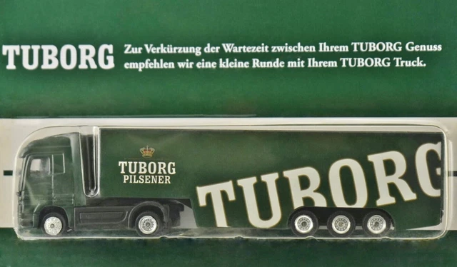 TUBORG MERCEDES BENZ Actros LKW Modell 1:87 Sattelzug Truck Tuborg ...