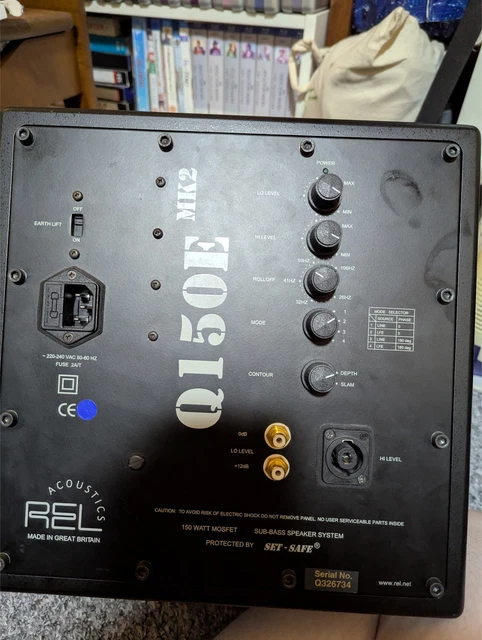 REL Q150E MK2 Subwoofer, black, good condition £104.68 - PicClick UK