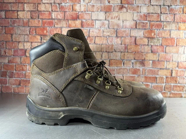 IRISH SETTER STEEL Toe Boots Mens 14 EE Red Wing Brown Leather Safety ...