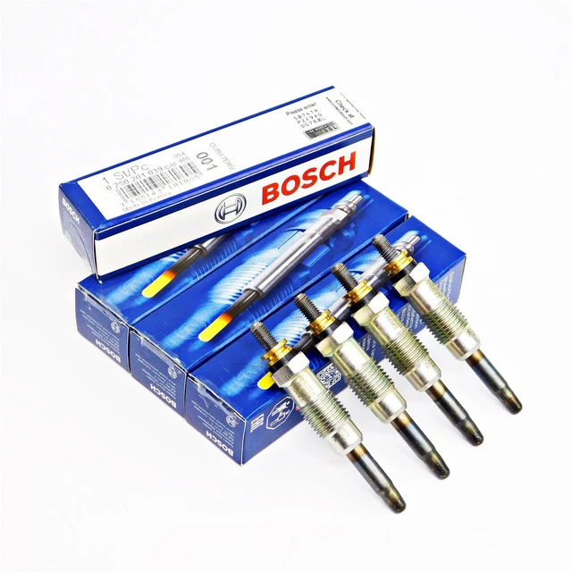 4X BOSCH GLÜHKERZE für Citroen Peugeot Mercedes Ford Renault BMW Fiat ...
