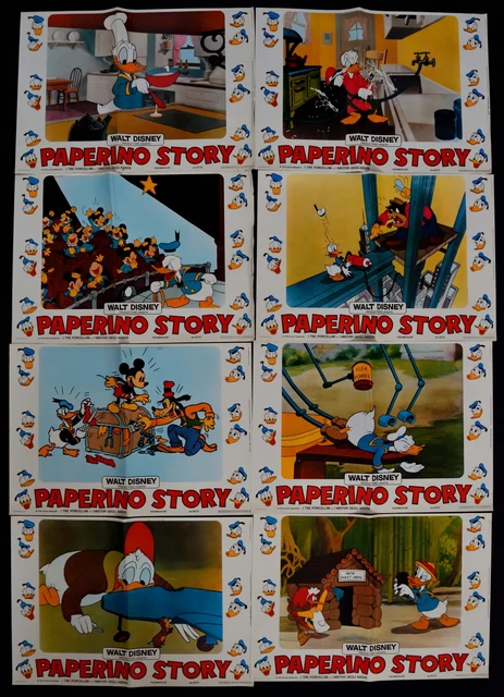 FOTOBUSTA DONALD STORY Walt Disney 1 ^Ed.italia 1971 Donald Duck F91 ...