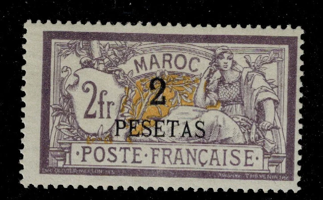 TIMBRE DU MAROC N° 17 neuf * signé Brun MH EUR 45,00 - PicClick FR