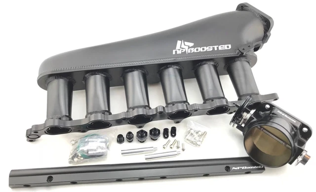 TOYOTA 2JZGE 2JZ GE Hi-Flow Intake Manifold Kit W/90mm Throttle Body ...