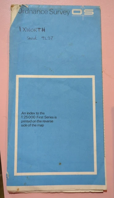 VINTAGE OS ORDNANCE Survey Map Sheet Nbr TF 16 Woodhall SPA £2.95 ...