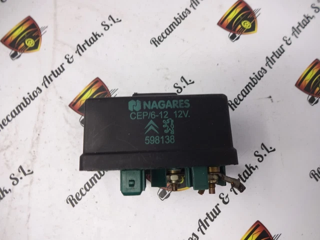 RELAIS PEUGEOT CITROEN 598138 Cep / 6-12 12V EUR 10,50 - PicClick FR