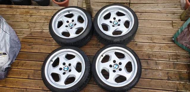 GENUINE BMW E34 M5 STAGGERED THROWING STARS RARE 8j/9j x 17 £1,536.70 ...