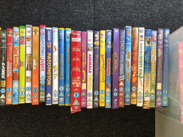 32X JOB LOT Bundle of Animated Films Movies DVD’s Kids Disney £18.00 ...