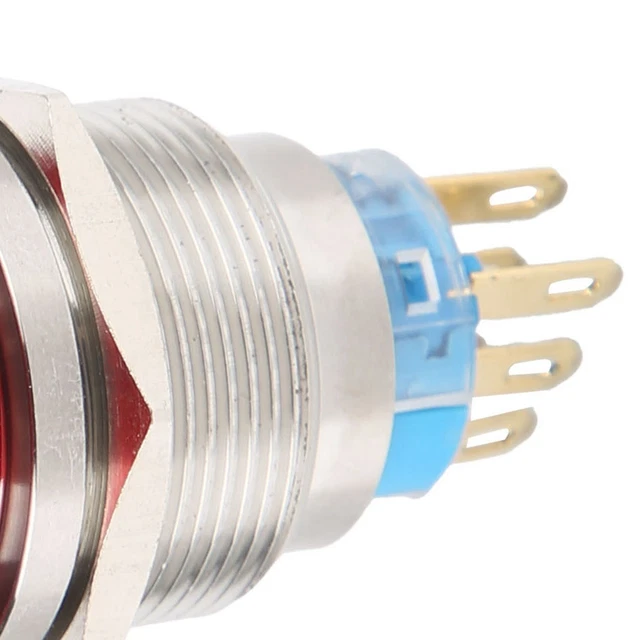(SIX FEET)22MM METAL Emergency Stop Push Button Switch Latching ...