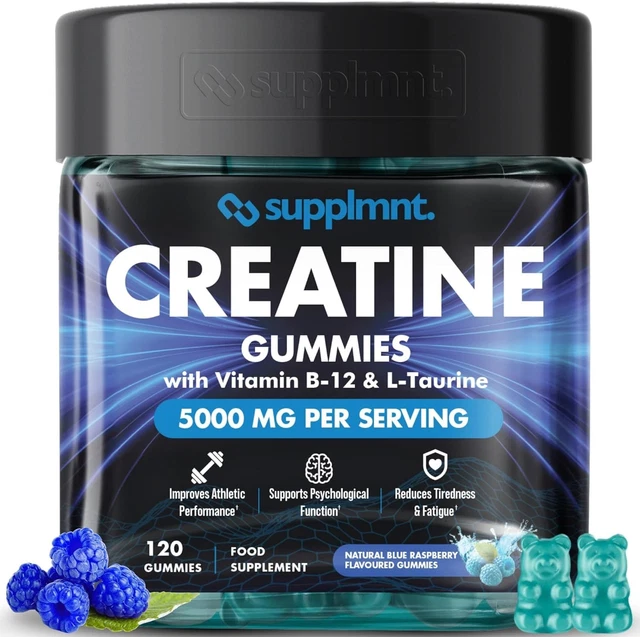 CREATINE GUMMIES 5000MG 120ct Max Strength Muscle Growth Recovery £18. ...