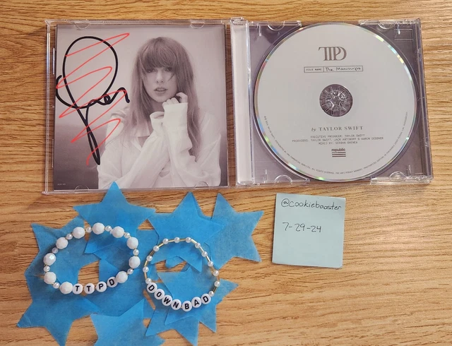 CD SIGNÉ TAYLOR Swift The Tortured Poets Department TTPD EUR 34,28 ...