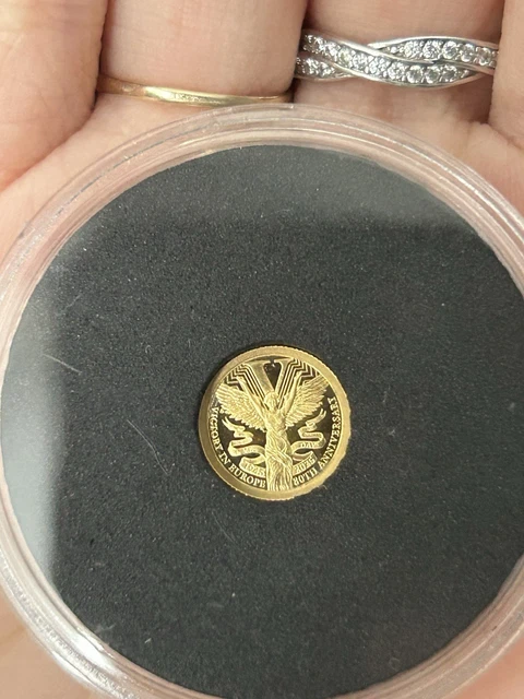 PURE 24 CARAT Gold, Limited Edition 2025 V-E Day Gold Proof Coin £71.08 ...