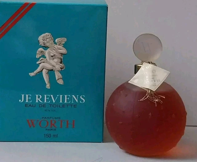JE REVIENS, WORTH, flacon boule étoilée, 150 ml d'eau de toilette ...
