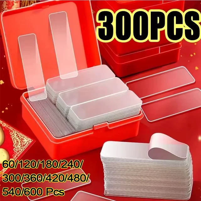 DOUBLE SIDED ADHESIVE Tape Nano Reusable Super Strong Transparent Wall ...