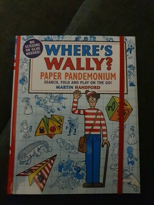 WHERE'S WALLY PAPER Pandemonium: Search fold and play on the go! Martin ...