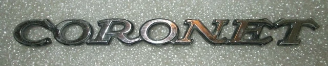 1971, 1972, 1973 Dodge Coronet Fender Emblem Badge Genuine Factory ...
