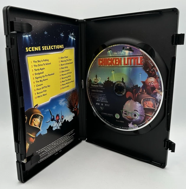 CHICKEN LITTLE DVD Widescreen Walt Disney Pictures Animation-Games ...