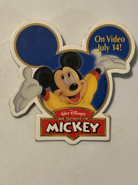 VINTAGE 1998 WALT Disney THE SPIRIT OF MICKEY Movie Promo Mickey Mouse ...