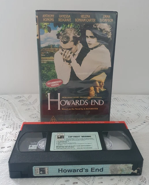 HOWARDS END VHS 1992 Anthony Hopkins Ex Rental $19.95 - PicClick AU