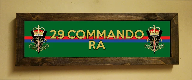 29 COMMANDO REGIMENT Wall Plaque British Army WW1 WW2 VETERAN EUR 29,30 ...