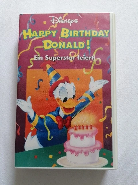 HAPPY BIRTHDAY DONALD! VHS Walt Disney EUR 50,00 - PicClick DE