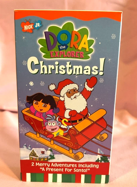 NICKELODEON DORA THE Explorer Christmas VHS Video Tape Santa VTG Nick ...