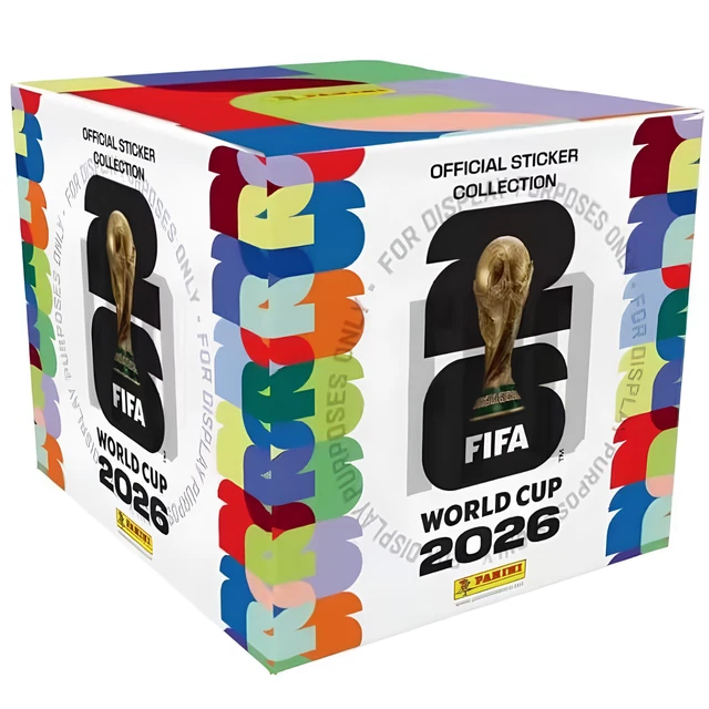 PANINI WORLD CUP 2026 Sticker Box (Uk Edition) 50 Packs (Rrp £125) £119 ...
