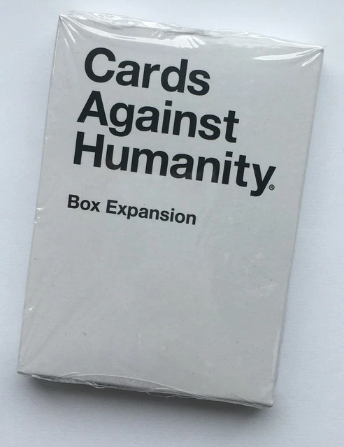 CARDS AGAINST HUMANITY: Box Pack Expansion - New, Sealed & Genuine £24. ...