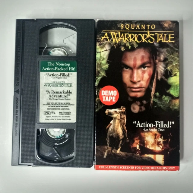 WALT DISNEY'S SQUANTO: A Warrior's Tale VHS Adam Beach rare like new ...