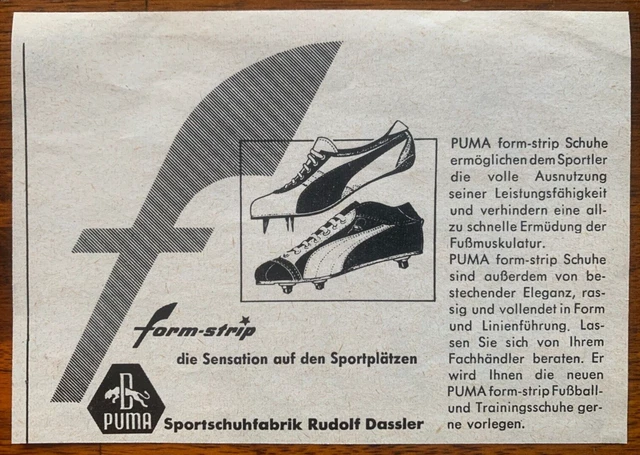 PUMA SPORTSCHUH-FABRIK RUDOLF Dassler - Modell form-strip Fußball ...