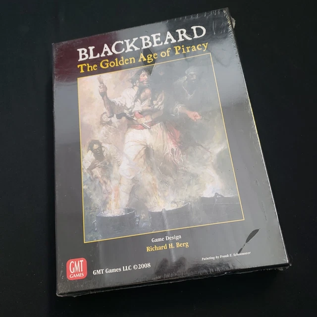 BLACKBEARD: THE GOLDEN Age of Piracy (Board Game, 2008) GMT pirates ...