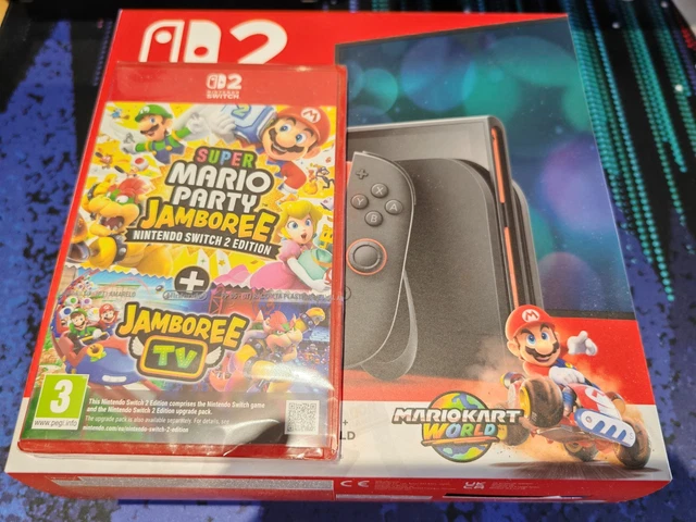 NINTENDO SWITCH 2 Mario Kart World Bundle + Super Mario Party Jamboree ...