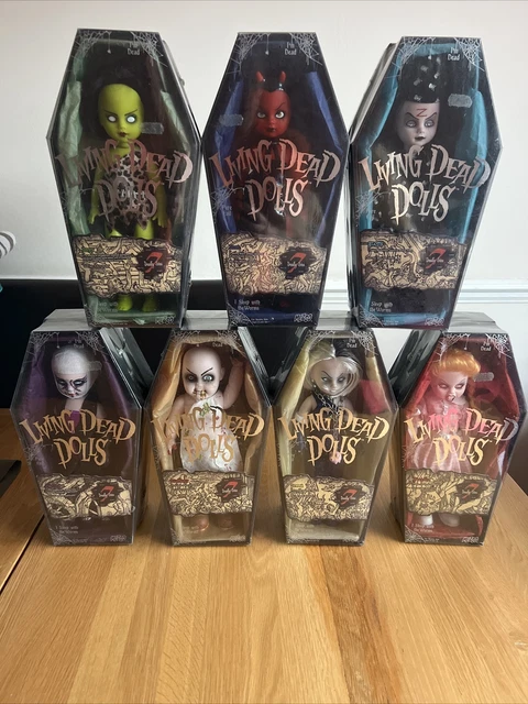 LIVING DEAD DOLL Seven Deadly Sins Full Set All Seven Dolls Mezco ...