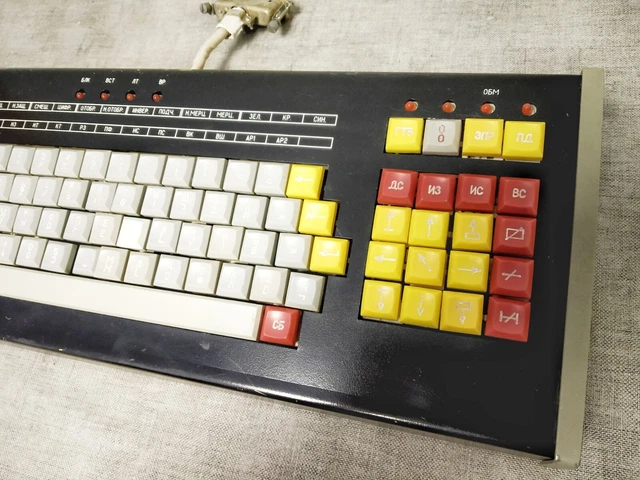 VINTAGE 1980S SOVIET Union Russian Computer Keyboard $86.29 - PicClick CA
