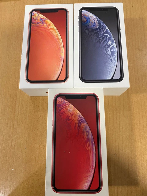 GENUINE APPLE IPHONE XR Box 64GB/128GB/256GB- Various Colours £6.99 ...