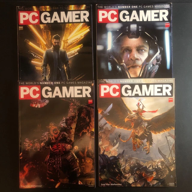 4 X PC Gamer Magazine Subscribers Cover Bundle Collector #285, 286, 288 ...