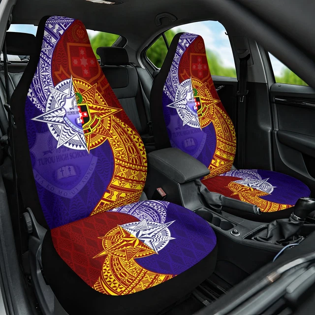 CUSTOM FIJI AND Australia Rugby Car Seat Cover Tapa Mix Aboriginal ...